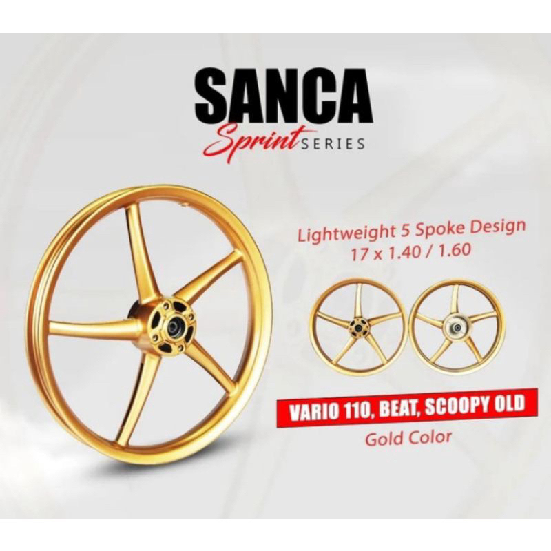 Jual VELG V ROSSI SANCA BEAT VARIO 110 SCOOPY VARIO 125 RING 17 Velg ...