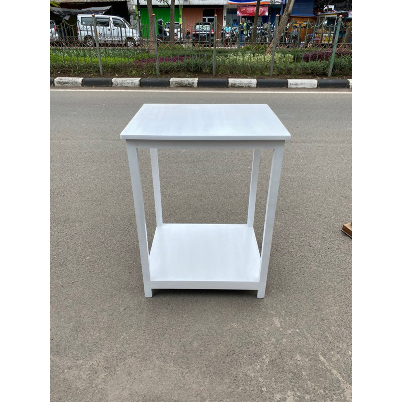 Jual TERMURAH meja kulkas mini cat putih 60x50x80 | Shopee Indonesia