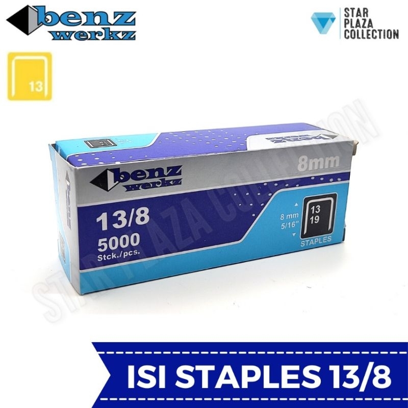 Jual Isi Staples Manual / Staples Tembak Guntacker Merek BENZ WERKZ ...