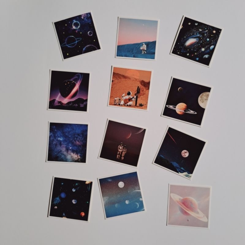 Jual Stiker aesthetic sky space flower bunga langit luar angkasa ...