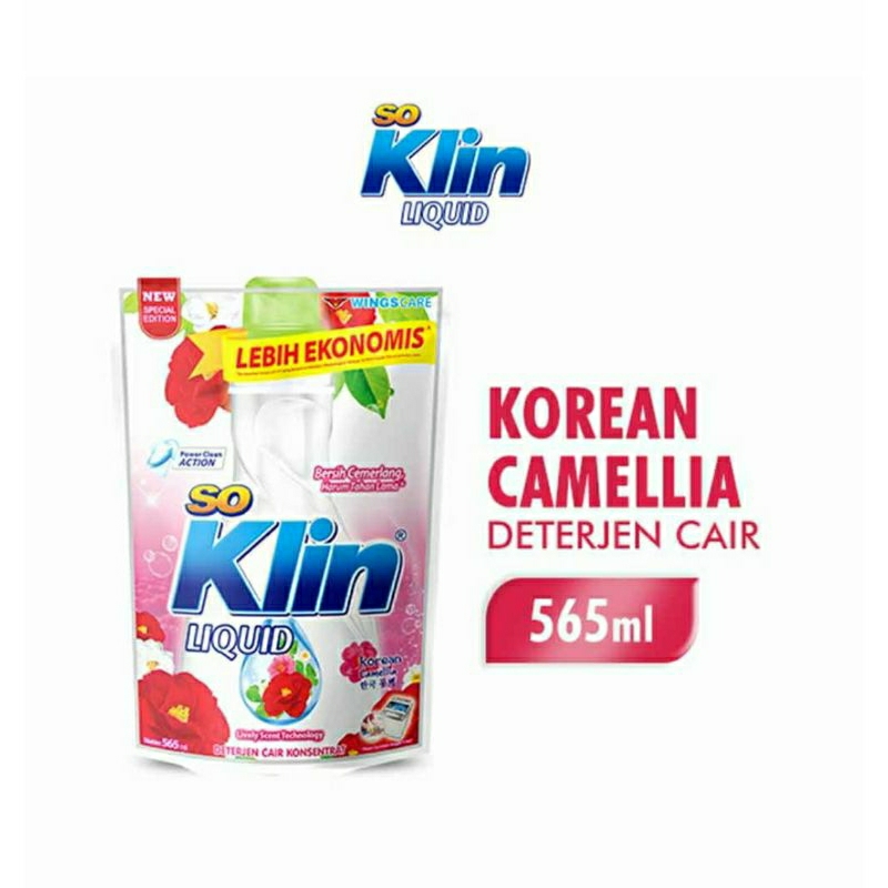 Jual SOKLIN LIQUID Deterjen Cair 525 ML / Ekonomi Sabun Colek 380 Gr | Shopee Indonesia