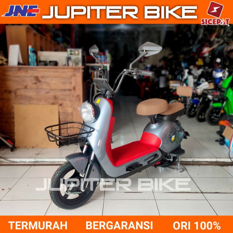 Jual Sepeda Listrik Uwinfly Redfish 7 RF7 Abu-Merah | Shopee Indonesia