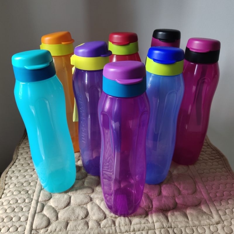 Jual ECO BOTTLE 1L TUPPERWARE botol minum cowok botol minum petak eco ...
