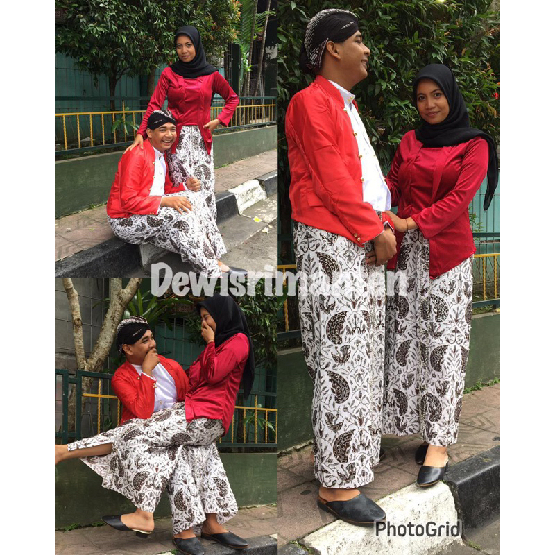 Jual Jarik wiru instan panjang sepasang/jarik wiru couple/jarik wiru ...