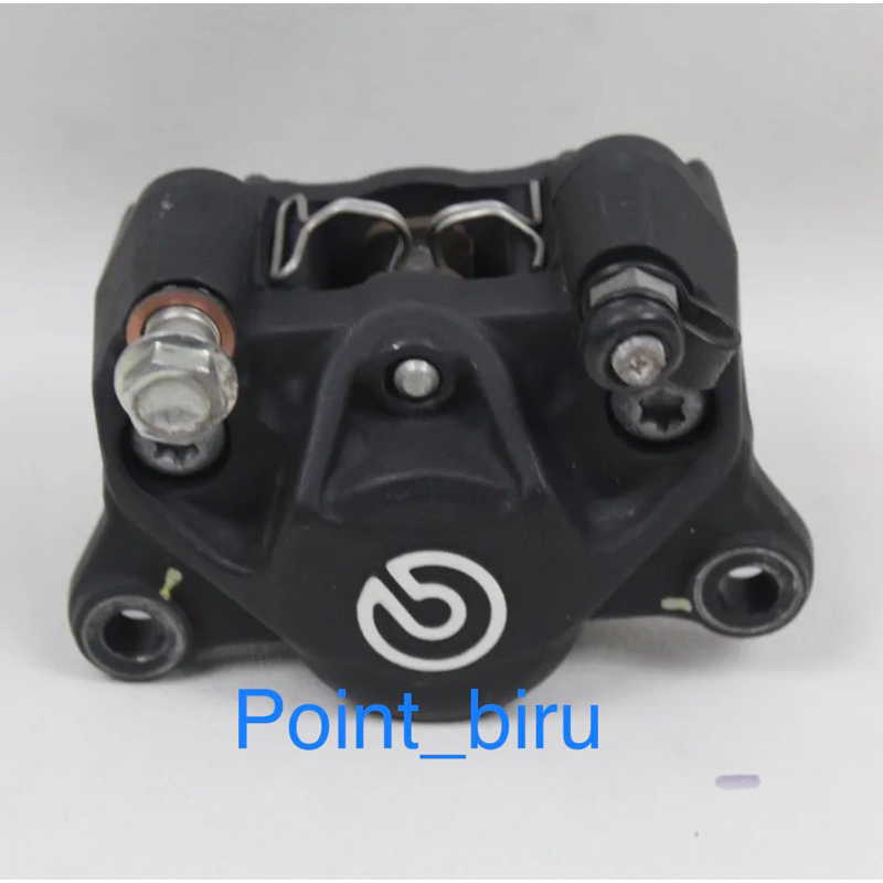 Jual kaliper brembo 2 Piston warna Black ex Aprillia | Shopee Indonesia