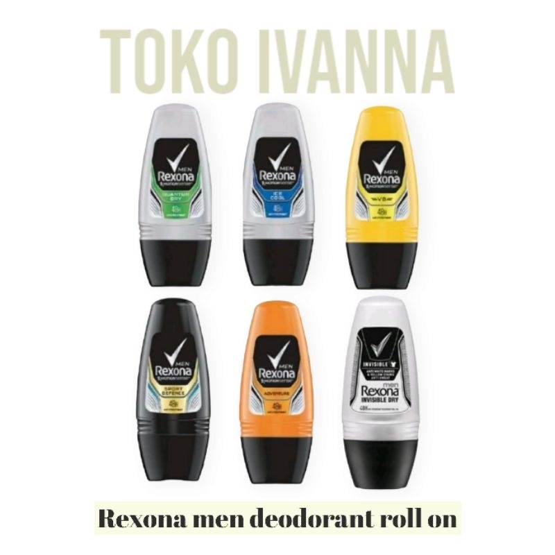 Jual Rexona Men Deodorant Roll On All Varian 45mL | Shopee Indonesia