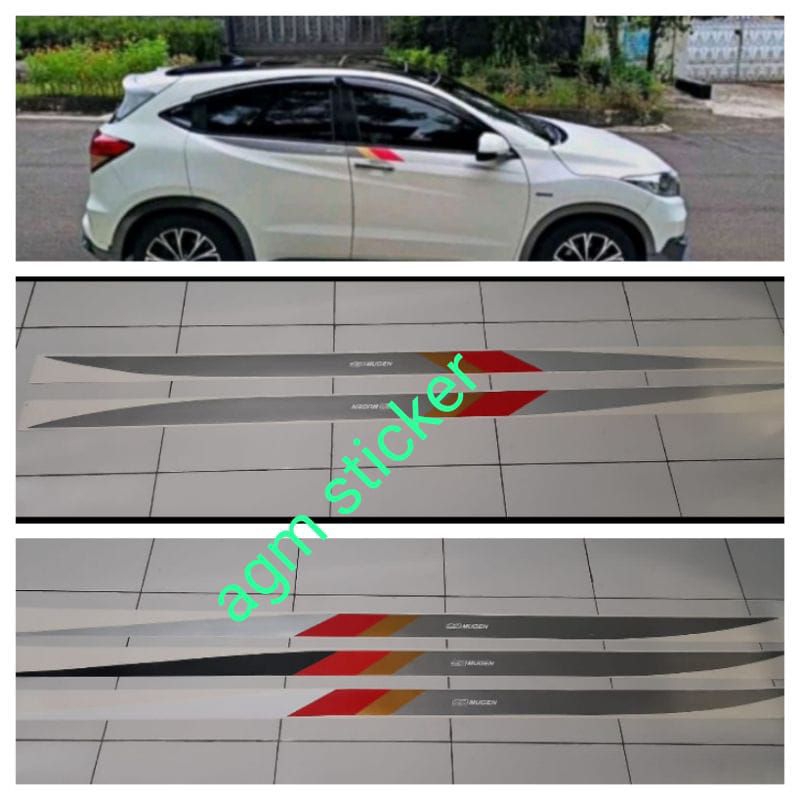 Jual List body stiker Honda HRV Mugen | Shopee Indonesia
