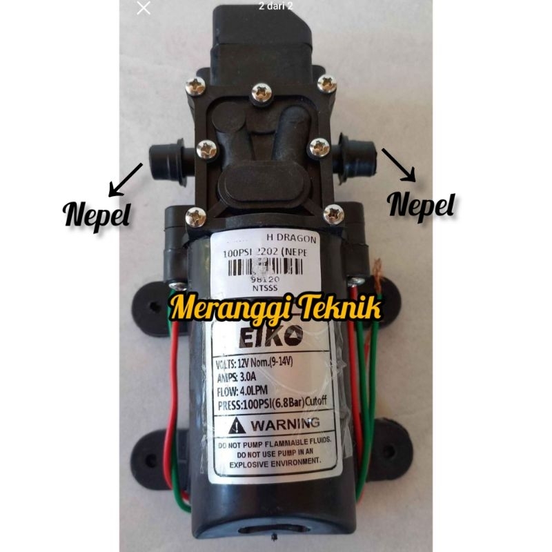 Jual id2711 Dinamo pompa sprayer spray sprai elektrik 12 volt Nepel ...