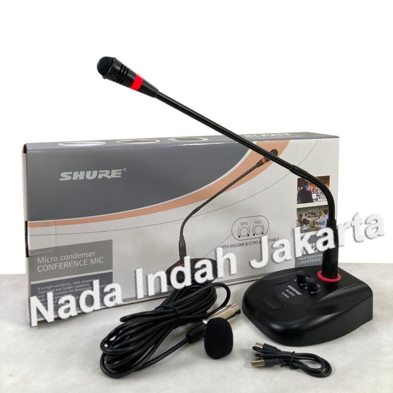 Jual microphone mic meja podium rapat SHURE BLX2EV | Shopee Indonesia