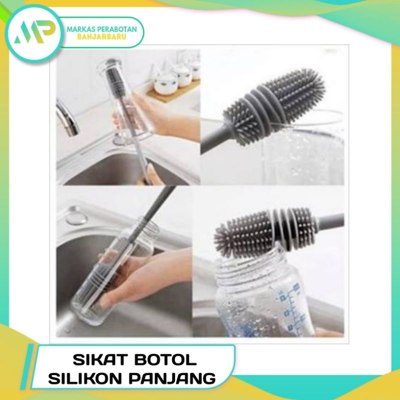 Jual sikat botol silikon panjang/sikat botol/sikat DOT/sikat botol ...