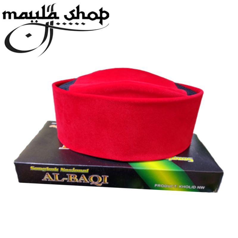 Jual Peci Susun Merah AC - Peci Maroon - Peci Betawi - Peci Susun ...