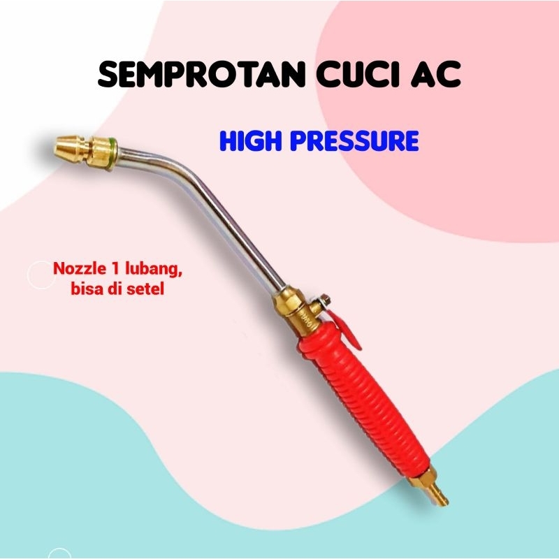 Jual alat semprot stik jet cleaner kran nozzle 1 lubang cuci steam AC ...