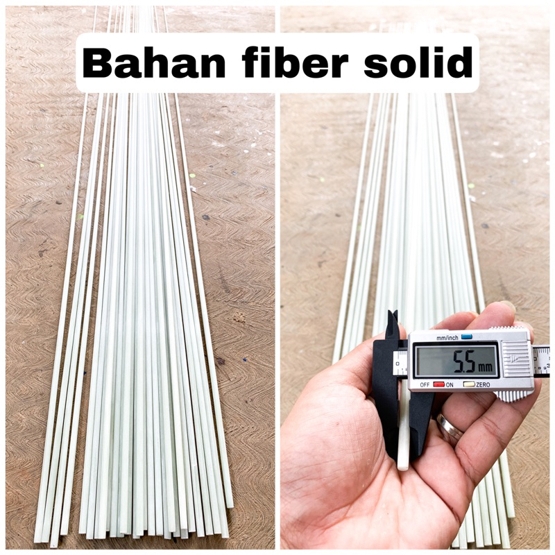 Jual Bahan joran fiber solid super | Top section joran fiber | ujung ...