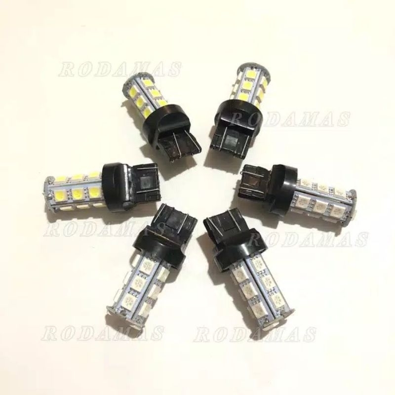Jual LAMPU REM LED T20 KEDIP STROBO 18 MATA MOBIL DAN MOTOR | Shopee ...