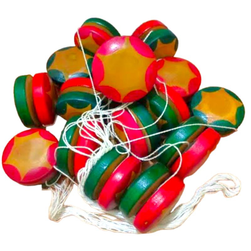 Jual YOYO KAYU MAINAN YOYO JADUL YOYO KAYU MOTIF | Shopee Indonesia