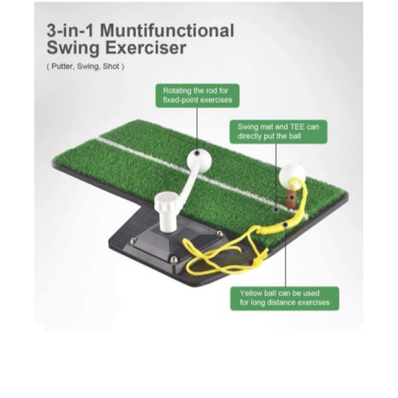 Jual Swing Match Golf Alat Latihan Pukul Golf - Trainer Swing Golf ...