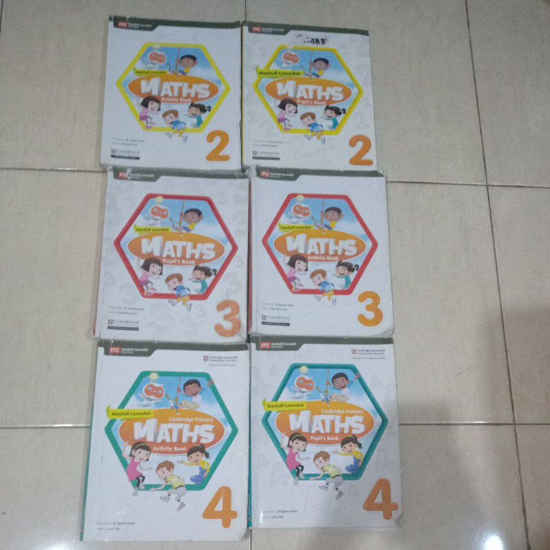 Jual Marshall cavendish Mathematics Cambridge for Primary 2-5 | Shopee ...