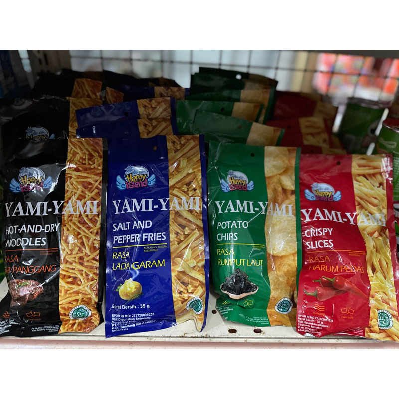 Jual YAMI YAMI SNACK POTATO CHIPS 35g | Shopee Indonesia