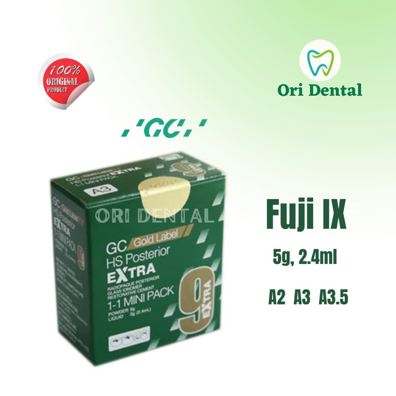 Jual GC Fuji 9 GIC, HS Posterior Extra, Mini Pack, Bahan Tambalan GC ...