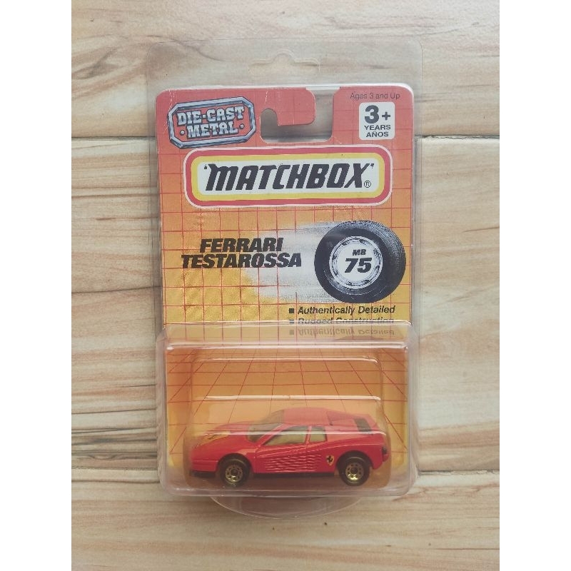 Jual matchbox ferrari testarossa diecast red italia rare miniatur toys ...