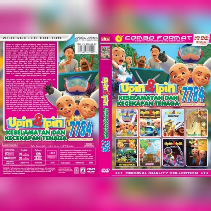 Jual Kaset Film Animasi UPIN IPIN KESELAMATAN DAN KECEKAPAN TENAGA ...