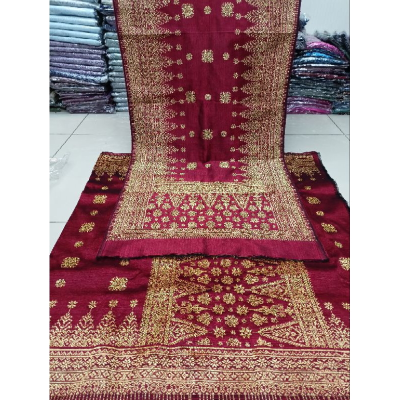 Jual songket palembang asli tenunan model cantik manis berlian warna ...