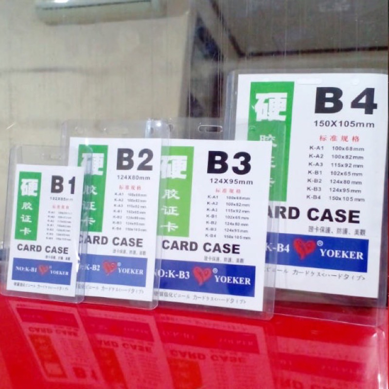 Jual Name Tag - Plastik ID Card B1 B2 B3 B4 (pcs) | Shopee Indonesia