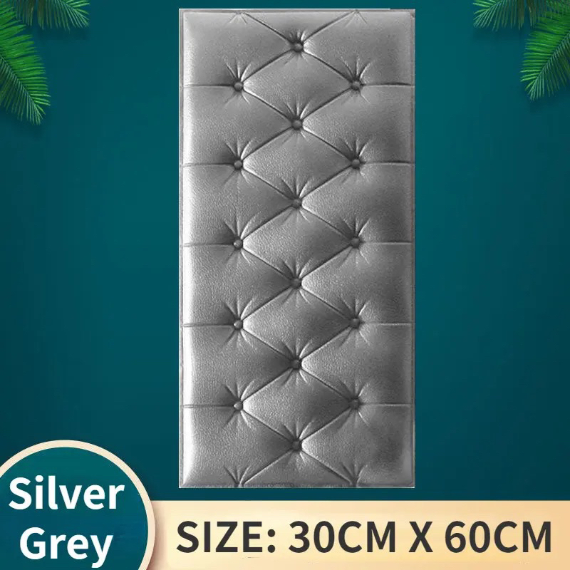 Jual wallpaper dinding foam tebal walpaper foam headboard uk 30x60 cm ...