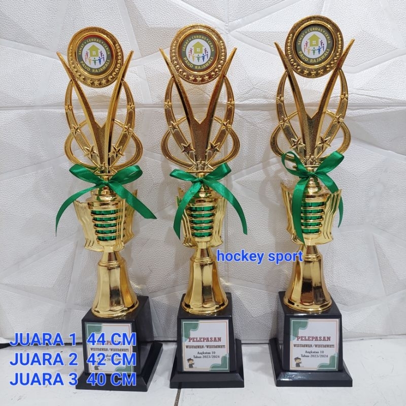 Jual Trophy Piala Custom Tulisan Murah 1 SET 123 Piala Grosir M.Pagoda Besar | Shopee Indonesia