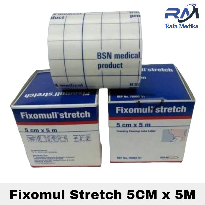 Jual Fixomull Stretch 5cm x 5m Dressing Fiksasi Luka Fixomul | Shopee ...