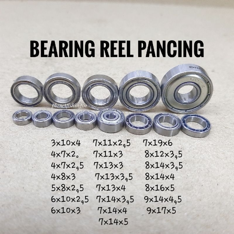Jual bearing reel pancing / bearing line roller / bearing pinion gear ...