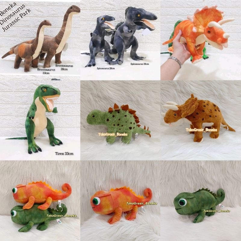 Jual Boneka Dinosaurus Tirex Raptor Triceratops New Spinosaurus ...