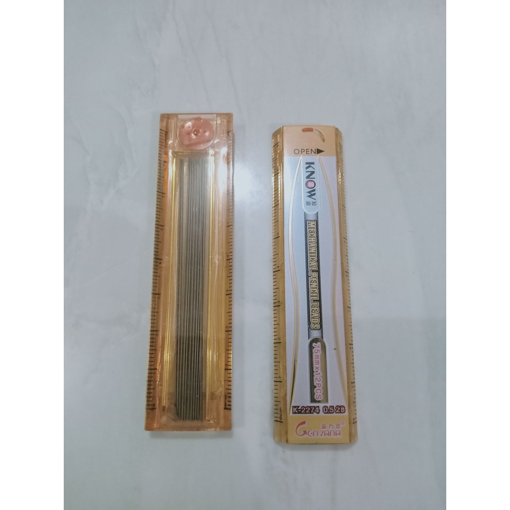 Jual OBRAL Isi / Refill Lead Pensil Mekanik KNOW 2B 0.5 mm | Shopee ...