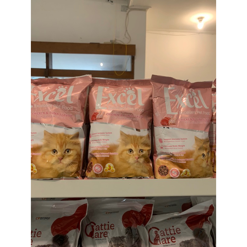 Jual Excel dryfood adult kitten chicken tuna | Shopee Indonesia