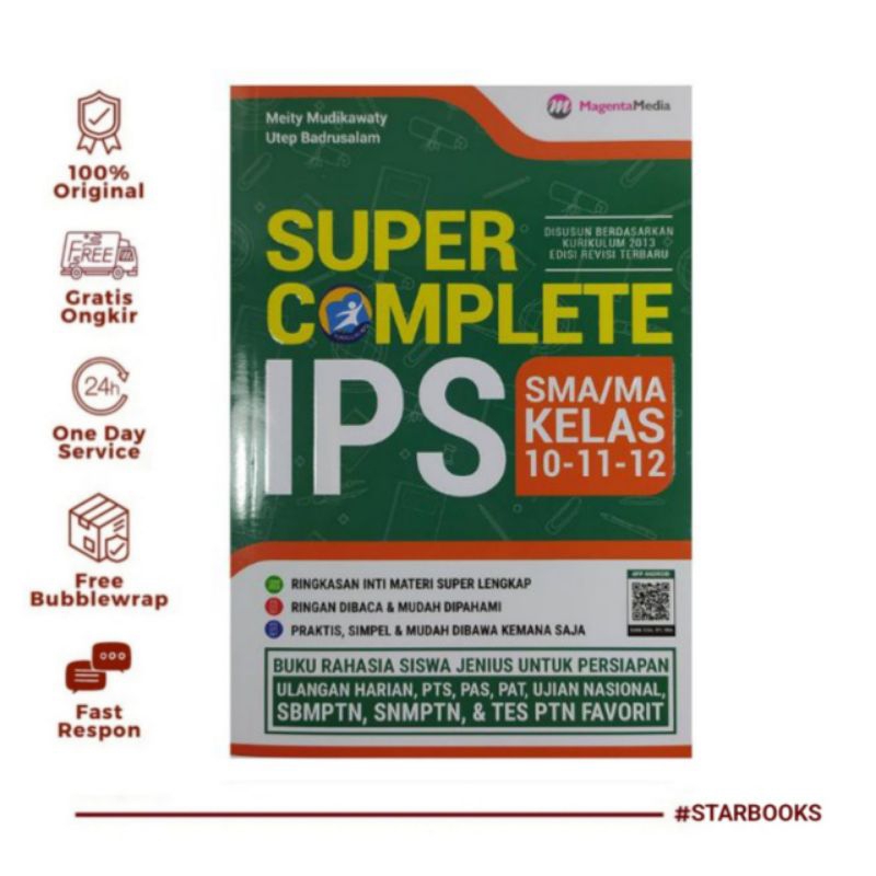 Jual BUKU PELAJARAN SMA BUKU SKS IPS SMA SUPER COMPLETE KELAS 10 11 12 ...