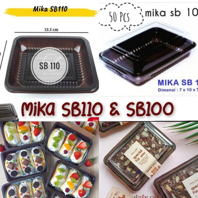 Jual Isi 50 Mika Brownies Mini SB 100 SB 110 | Shopee Indonesia