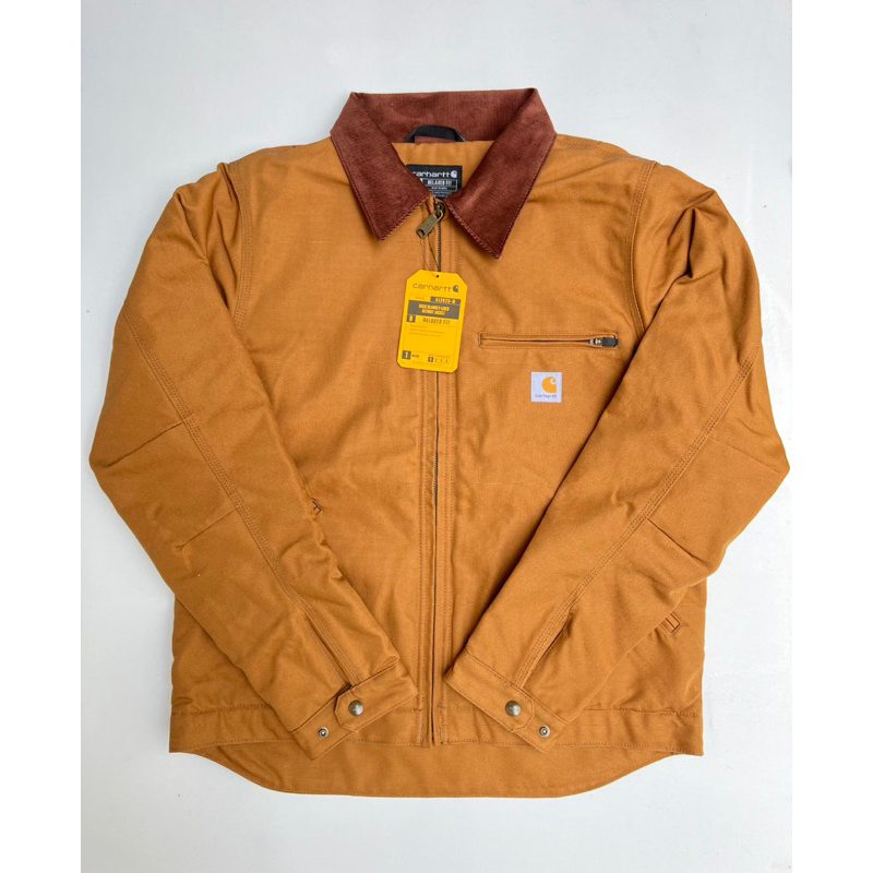 Jual Carhartt Detroit Jacket Relaxed Fit Duck Blanked-Lined Brown (Original) | Shopee Indonesia