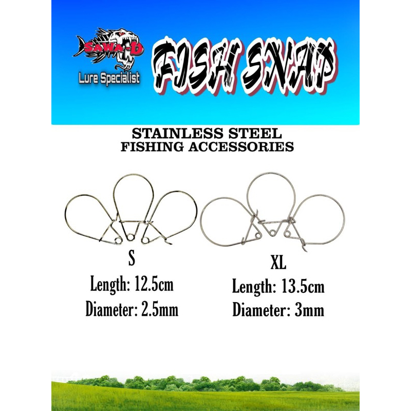 Jual SAWA-D FISH SNAP (GANTUNGAN IKAN) | Shopee Indonesia