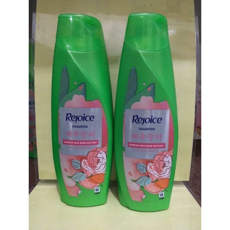 Jual Rejoice Korean Jeju Rose Edition Shampoo Rich Soft Smooth 340 ml | Shopee Indonesia