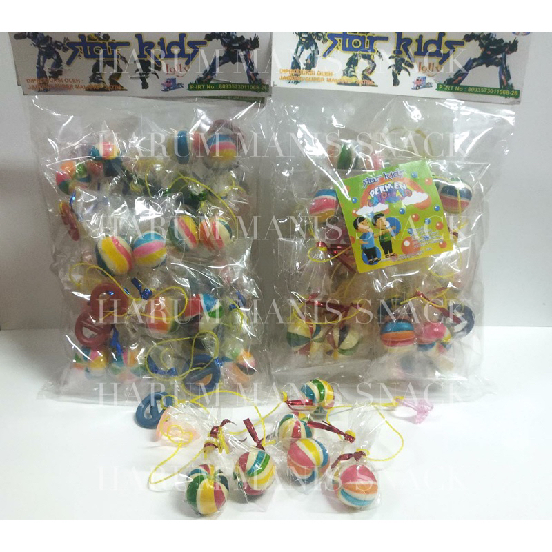 Jual Permen Lato Lato BARU Pelangi Rainbow isi 10 atau 20 (per bungkus ...