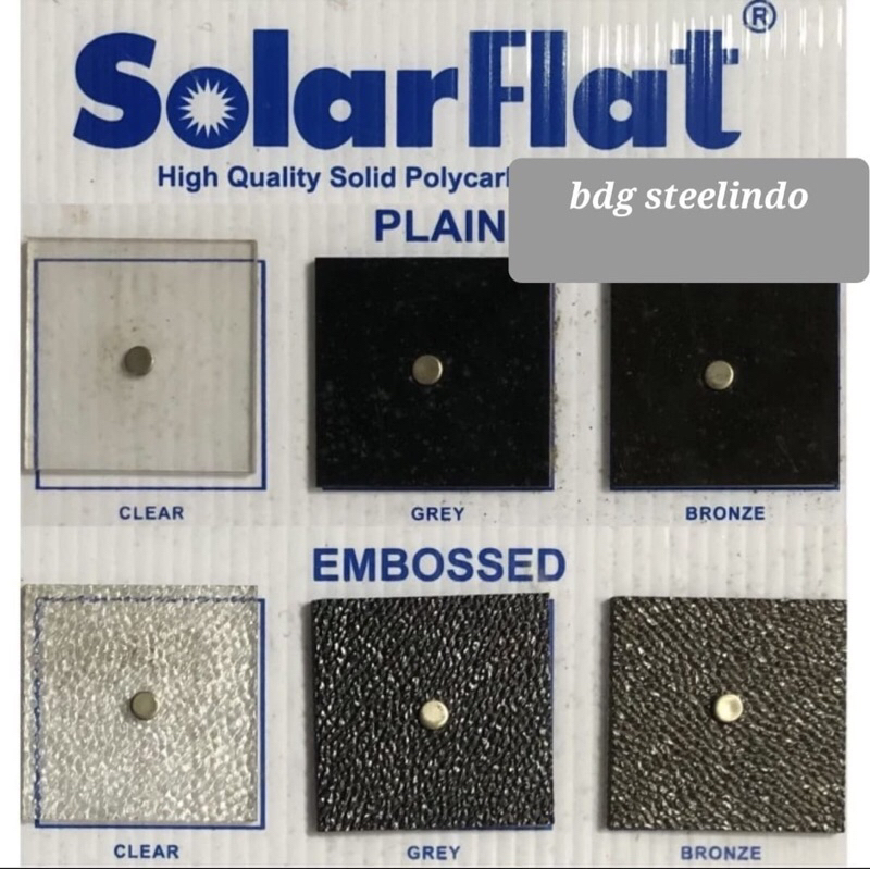 Jual SolarFlat plain/ atap polycarbonate/ Solar Flat | Shopee Indonesia