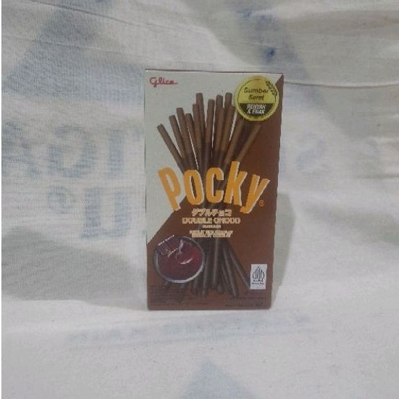 Jual Pocky DOUBLE CHOCO 47 gr , stik stick glico coklat Box Snack ...