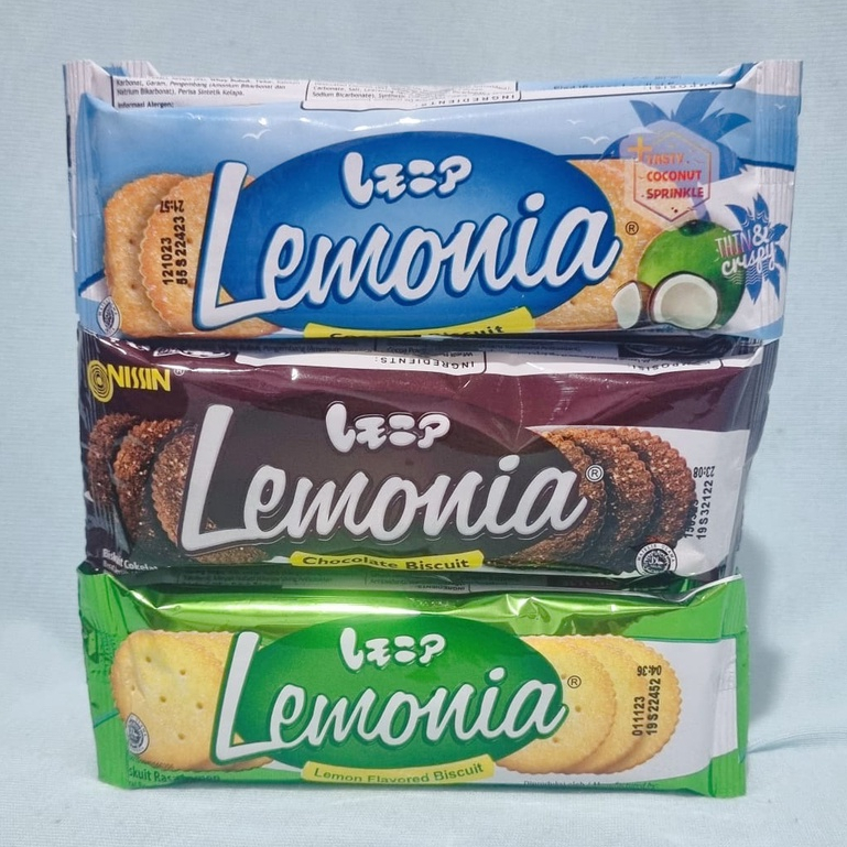 Jual Nissin Lemonia Lemon / Chocolate / Coconut (10 Pcs) | Shopee Indonesia