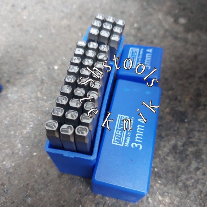 Jual masus ketok hurup &angka set 3 mm A-Z/0-9 masus 3 mm | Shopee ...