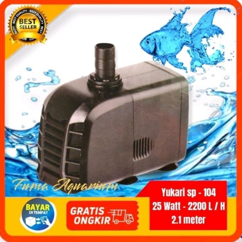 Jual Mesin pompa Air Celup YUKARI SP 104 Pompa Air Celup Aquarium Kolam Aquascape Hidroponik ...