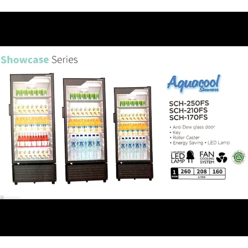 Jual Showcase sharp SCH170FS, 250FS, 210FS Ada kuncinya "kediri ...
