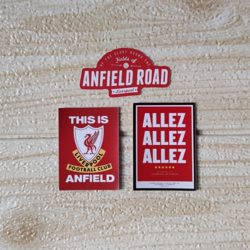 Jual Sticker Pack Liverpool This is Anfield Allez | Shopee Indonesia