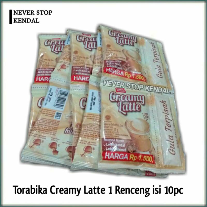 Jual Torabika Creamy Latte 1 Renceng isi 10 Sachet | Shopee Indonesia