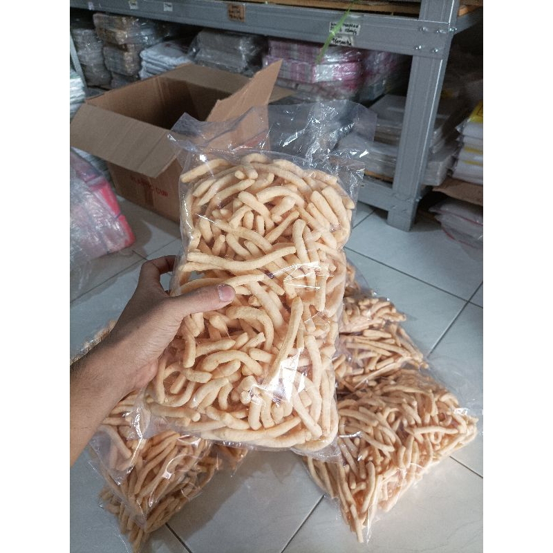 Jual kletek/amplang/kerupuk udang asli 500gram | Shopee Indonesia