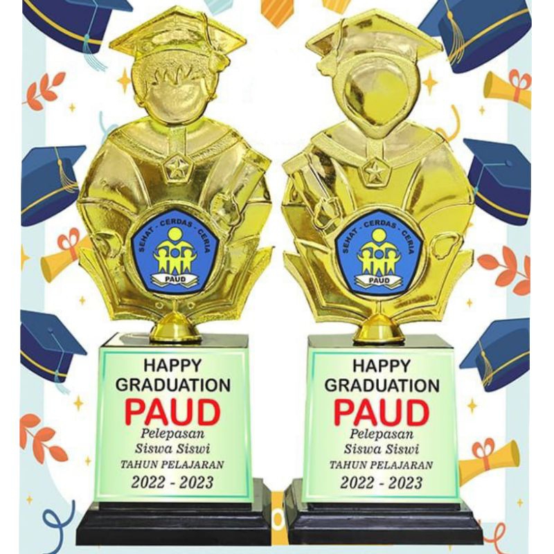 Jual Piala mini wisuda kenaikan kelas graduation PAUD TK SD by Andaf ...